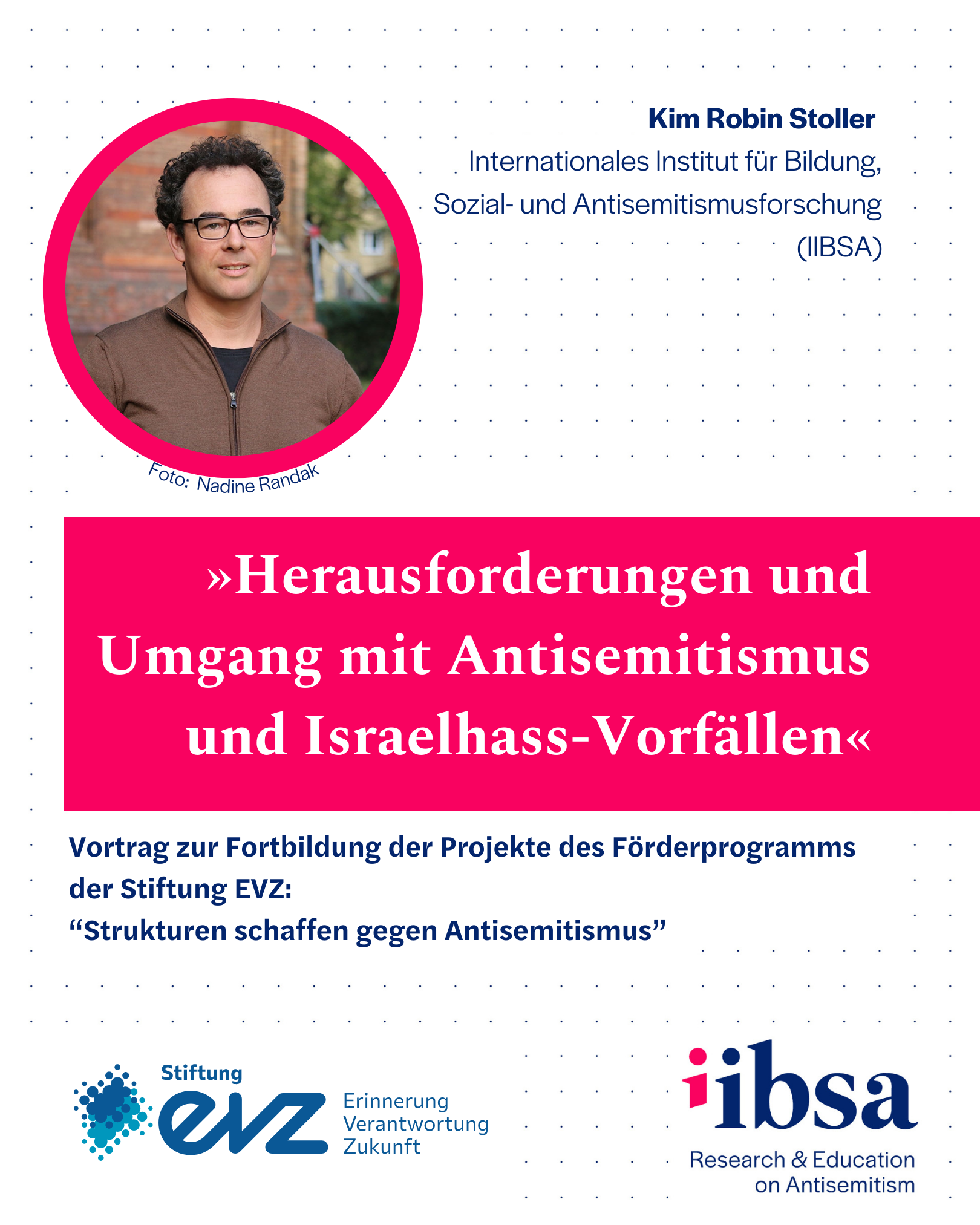 Vortrag: »Herausforderungen und Umgang mit Antisemitismus und ...